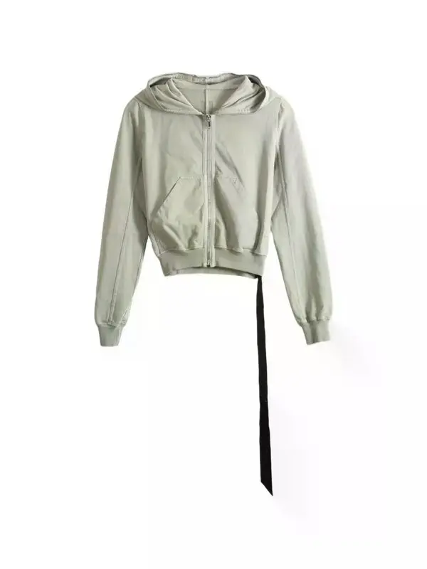 Rick Owens Zip-up Hoodie - Green