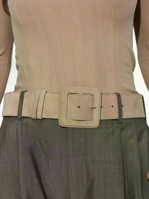 Fabiana Filippi Suede Buckle-fastening Belt