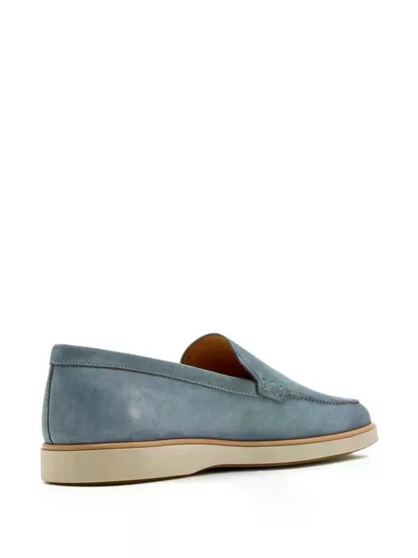 Magnanni Suede Slip-on Loafers - Blue