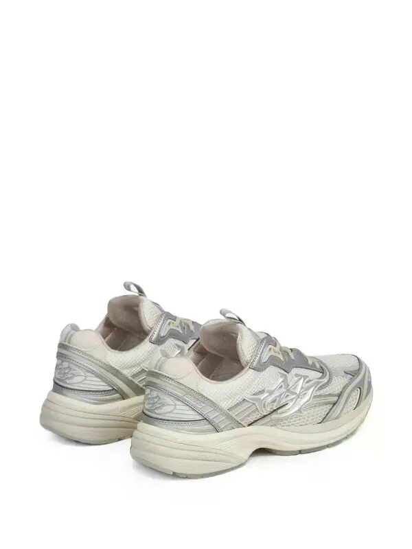 Amiri Metallic M-tech Panelled Mesh Sneakers - Neutrals