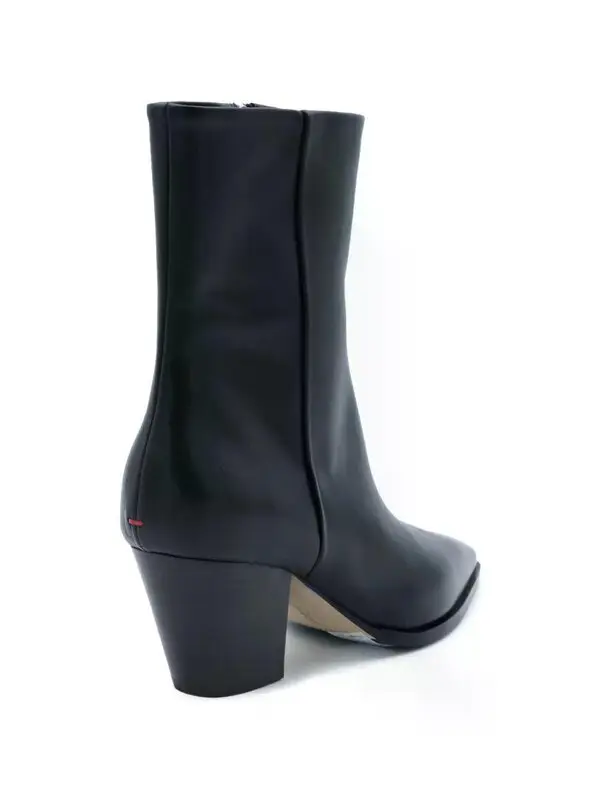 AeydĒ Pointed-toe Ankle Boots - Black