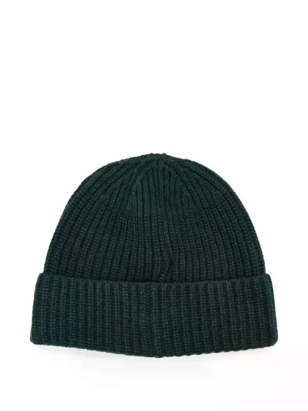 Stone Island Logo-patch Beanie Hat