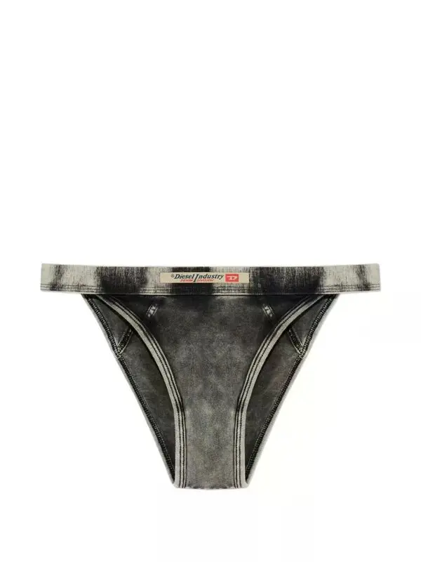 DIESEL® Scarlet-dnm Logo-patch Briefs - Black