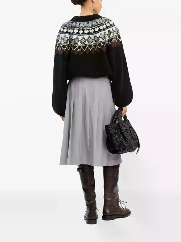 Munthe Vaffie Sequin-embellished Crew Neck Sweater