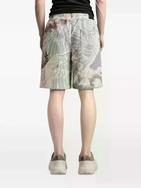 Amiri Tapestry-print Drawstring Shorts