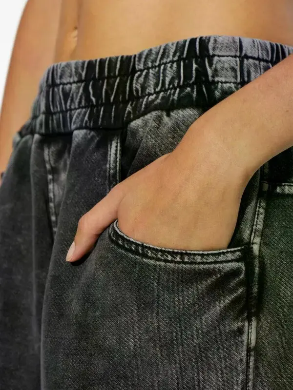 DIESEL® Sweatpants With Denim Effect