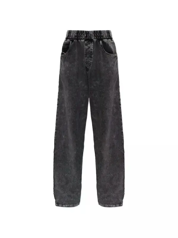 DIESEL® Sweatpants With Denim Effect