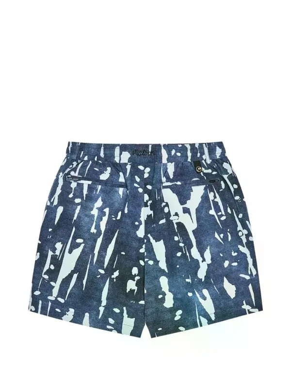 MALBON Scooter Inkwash Print Shorts