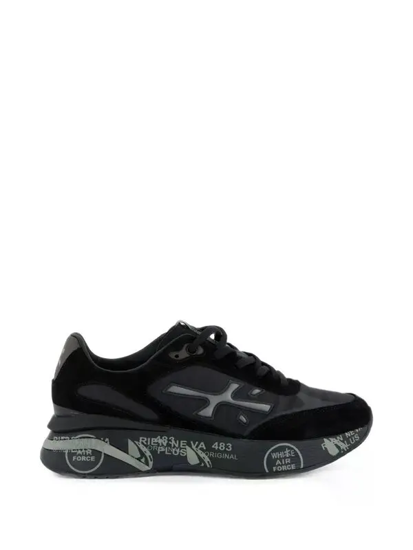 Premiata Moe Run Panelled Sneakers - Black
