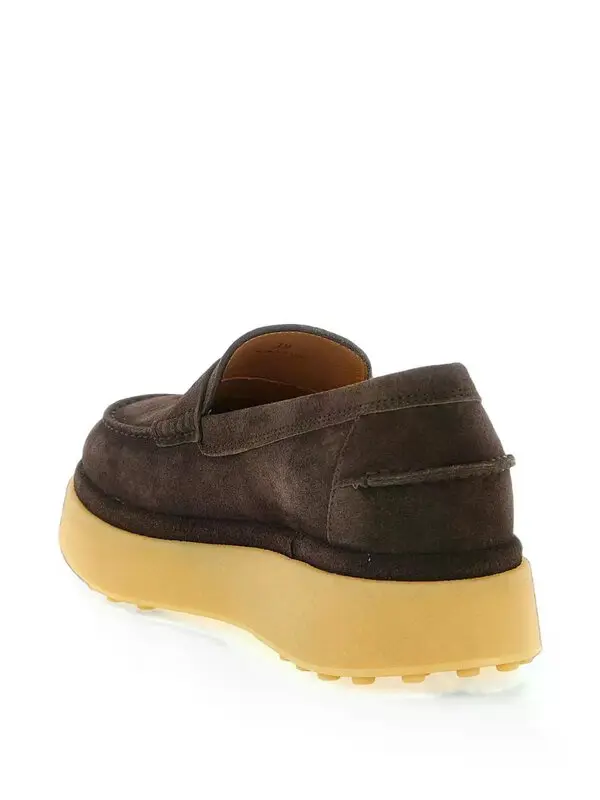 TOD'S Suede Penny Loafers