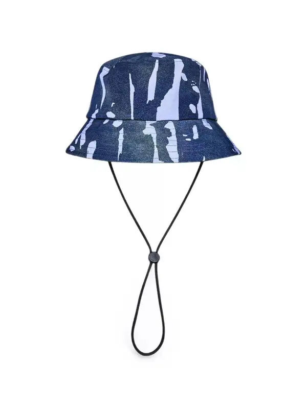 MALBON Inkwash Bucket Hat - Blue