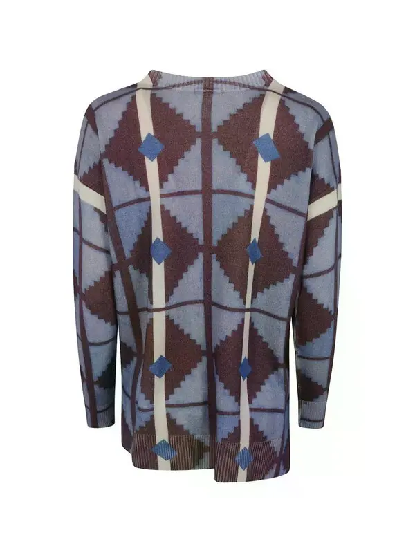 IN BED WITH YOU Geometric-print Sweater