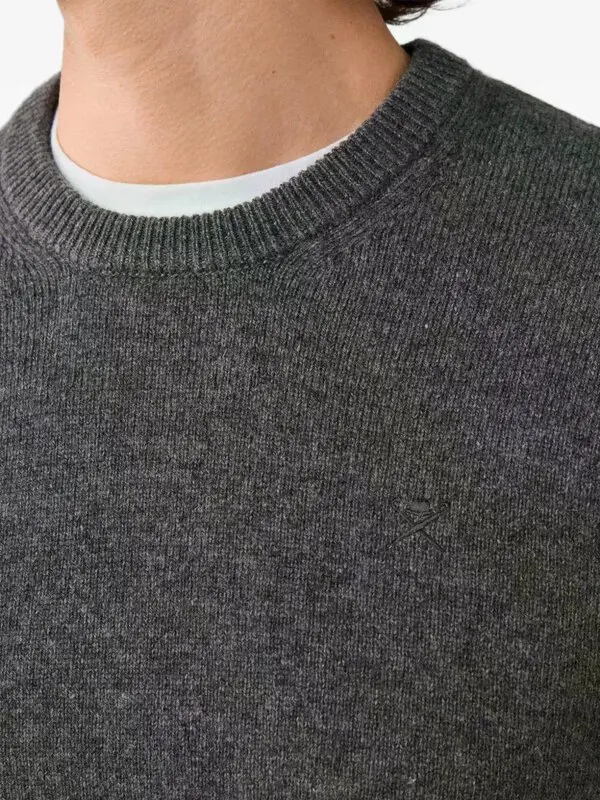 HACKETT LONDON Lambswool Crew-neck Sweater