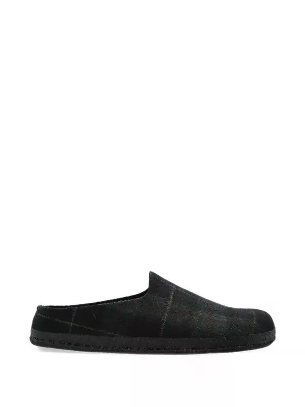BIRKENSTOCK Amsterdam Wrapped Dip Check-pattern Mules - Black