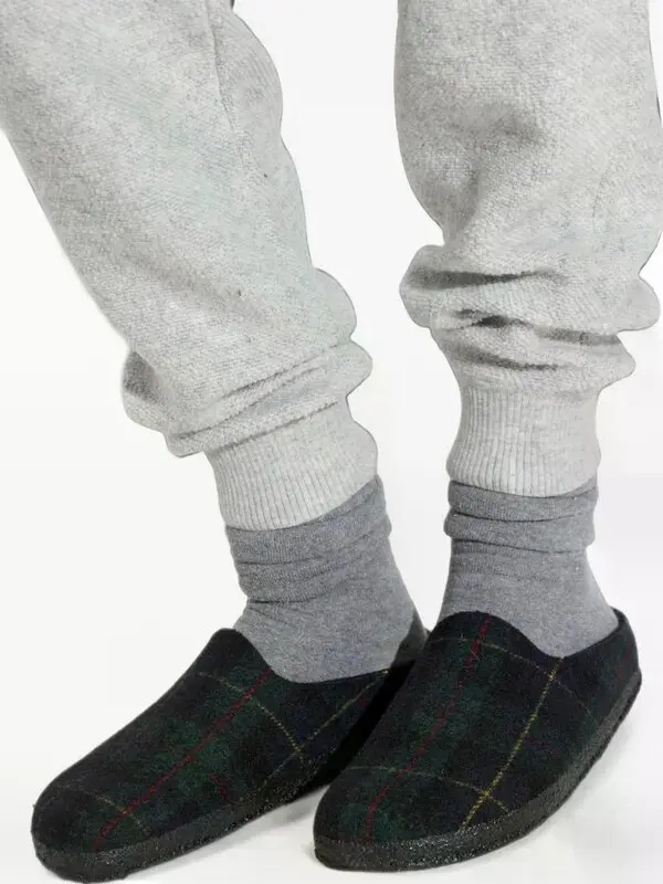 BIRKENSTOCK Amsterdam Wrapped Dip Check-pattern Mules