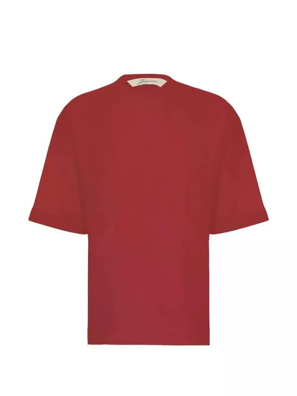 Jacquemus Short-sleeve T-shirt With Inner Grosgrain
