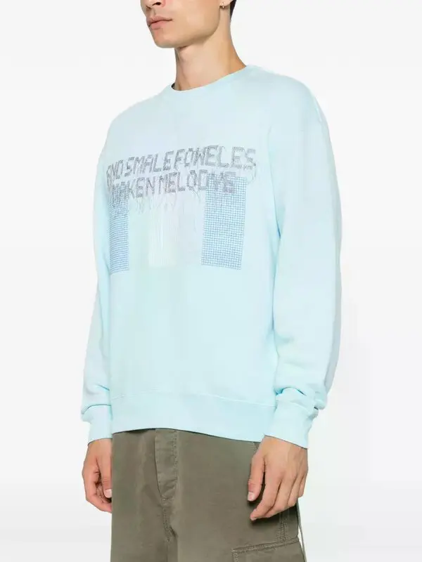 JW Anderson Foweles Intarsia-knit Sweatshirt