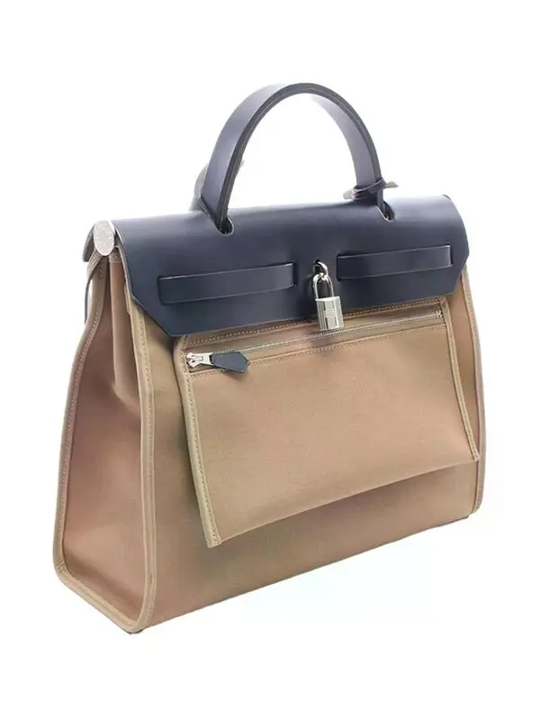 Hermès 2018 Toile Herbag Zip 31 Satchel