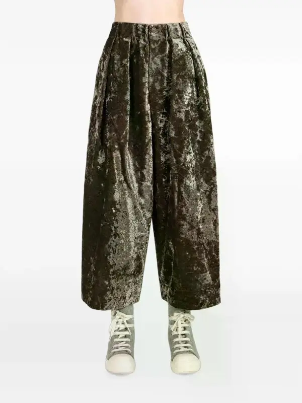 UMA WANG Pleated Trousers - Brown