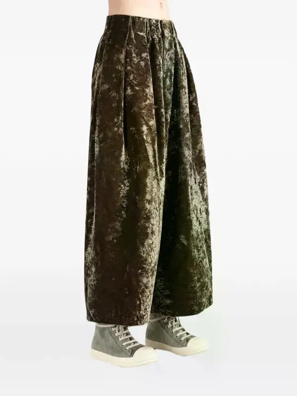 UMA WANG Pleated Trousers - Brown
