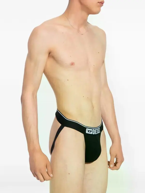 DIESEL® Three-pack Logo-waistband Jockstraps