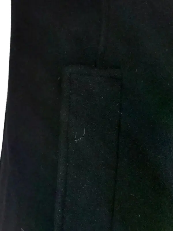 TOTEME Double-breasted Wide-lapel Coat - Black