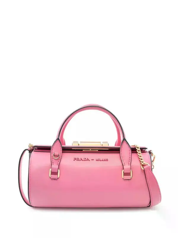 Prada 2010-2026 Leather Sybille Barrel Bag Satchel