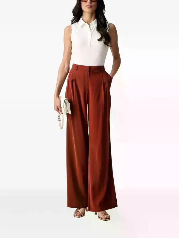 MORGAN Pleated Wide-leg Trousers