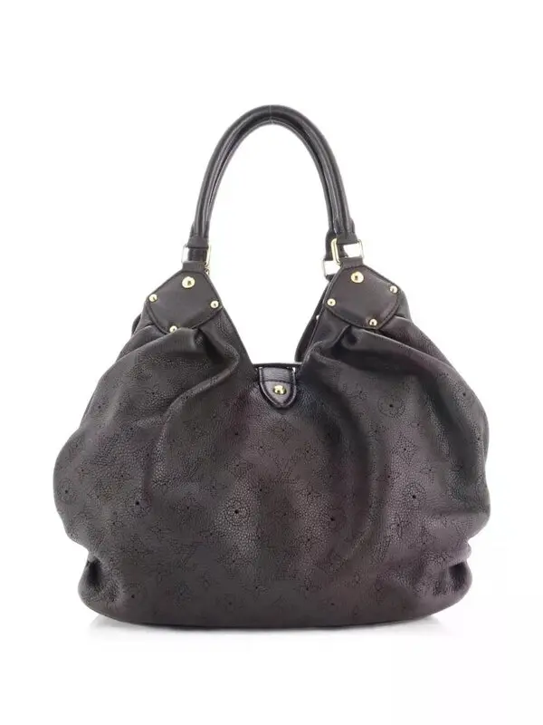 LOUIS VUITTON L Mahina Leather Hobo Bag