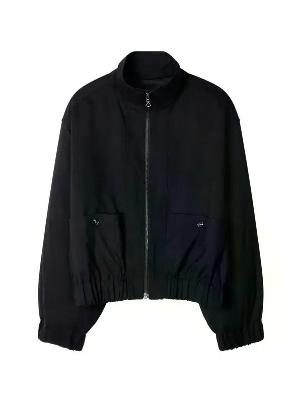 Paul Smith Hopsack Wool Bomber Jacket - Black