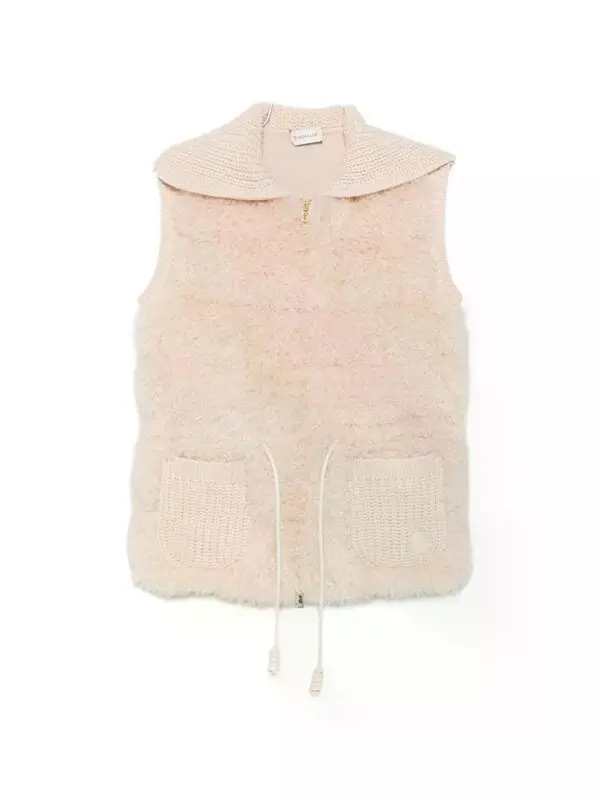 Moncler Drawstring-waist Gilet - Neutrals