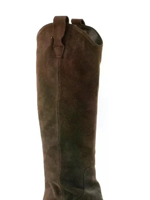 POEVE Suede Western Boots