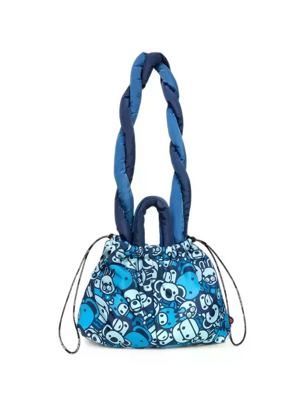 A BATHING APE Baby Milo And Friends Drawstring Shoulder Bag