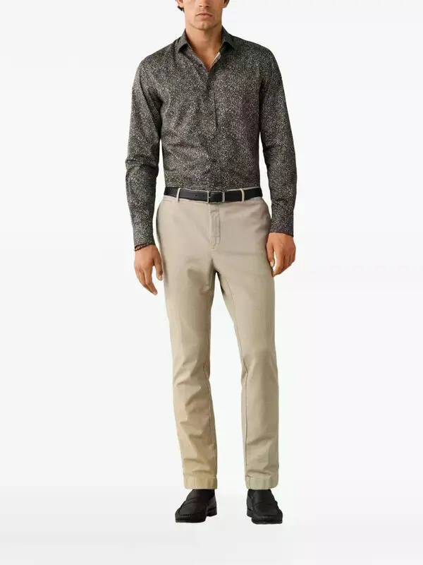 HACKETT LONDON Wildflower-print Shirt - Brown