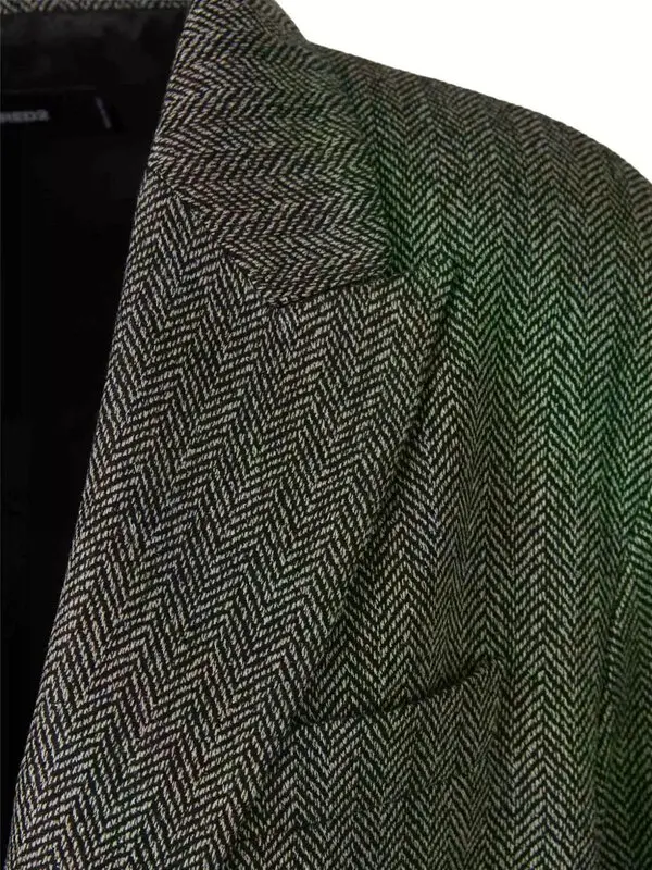 Dsquared2 Herringbone-pattern Blazer - Grey