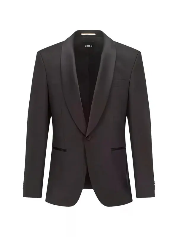 BOSS Shawl-lapel Tuxedo Jacket - Black