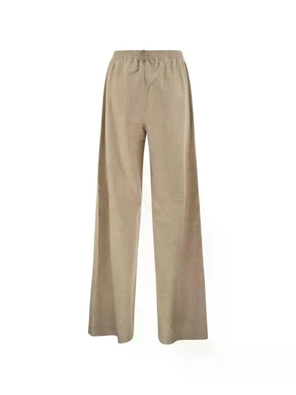 Fabiana Filippi Jewelled-loop Flannel Trousers