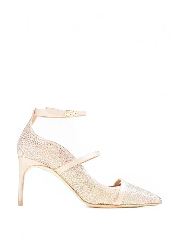 MALONE SOULIERS Diaz Crystal-embellished Pumps - Pink