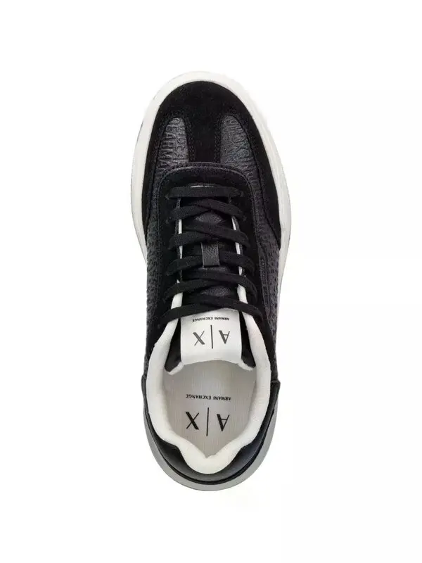 Armani Exchange Logo-embossed Panelled Sneakers