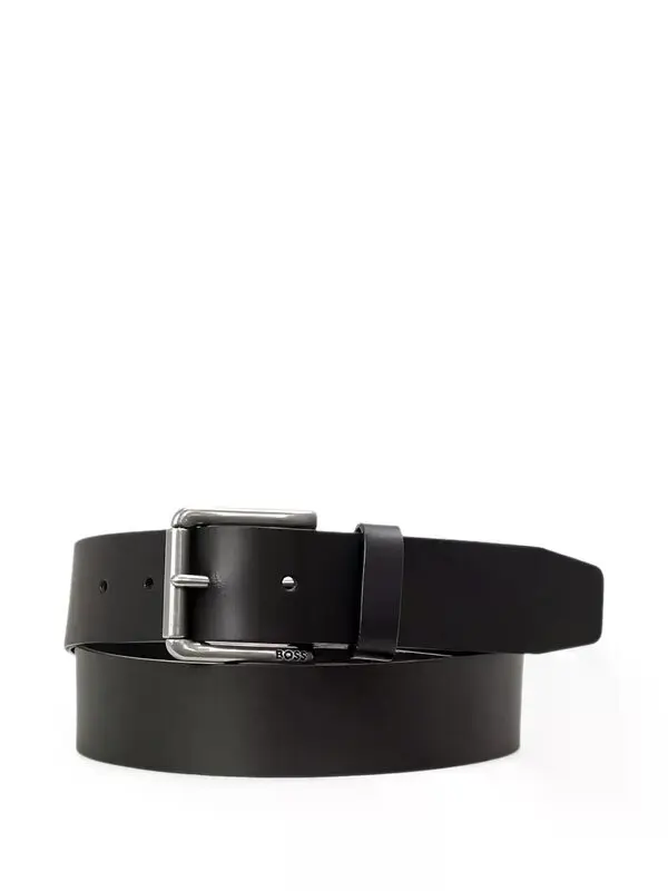 BOSS Joris Leather Belt - Black