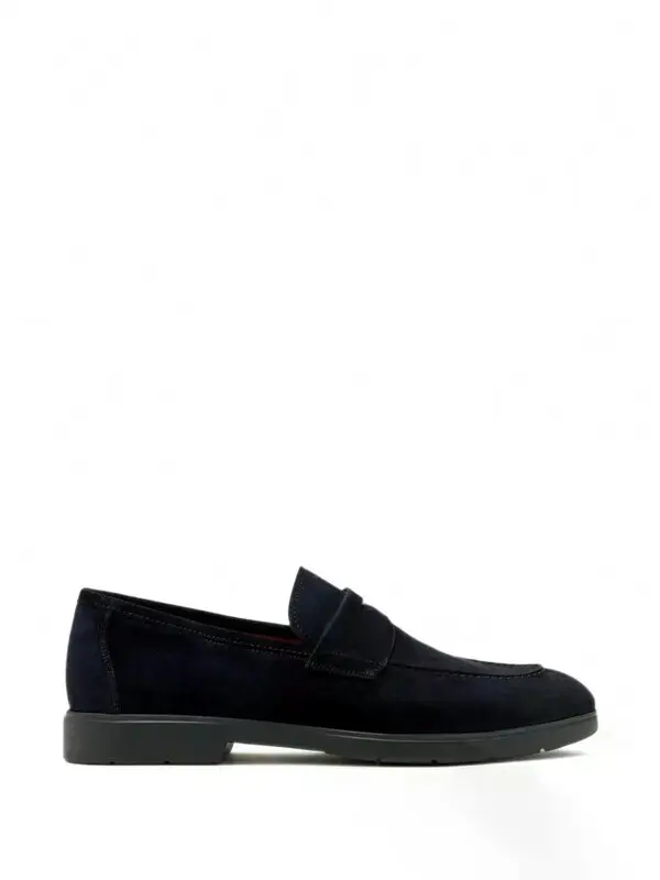 Magnanni Suede Penny Loafers - Blue