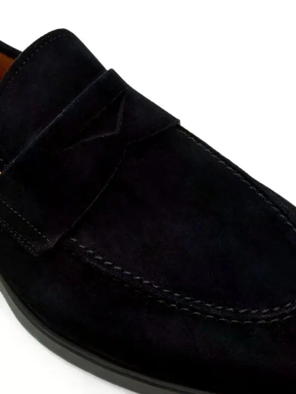 Magnanni Suede Penny Loafers