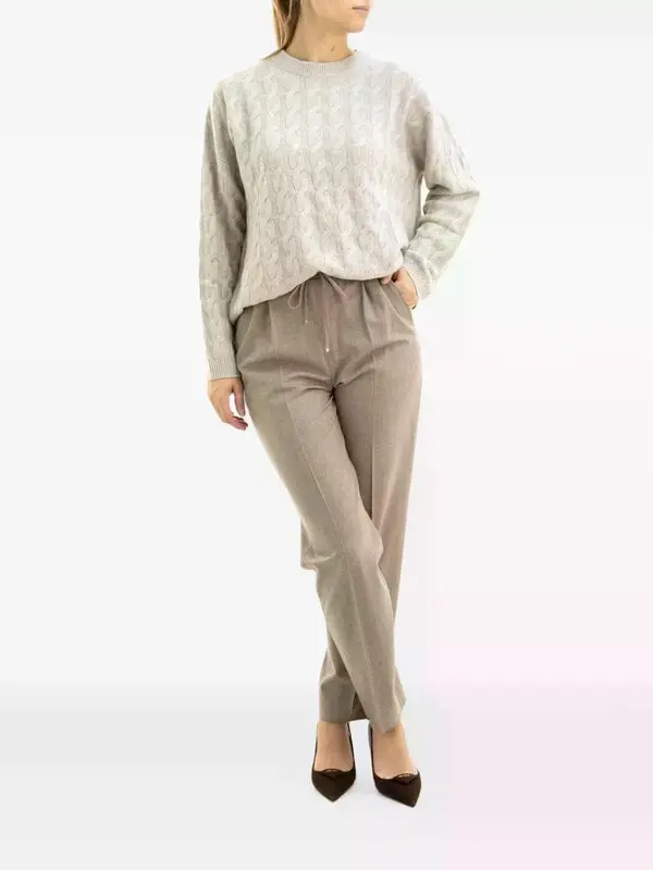 LISA YANG Seymour Cable-knit Sweater