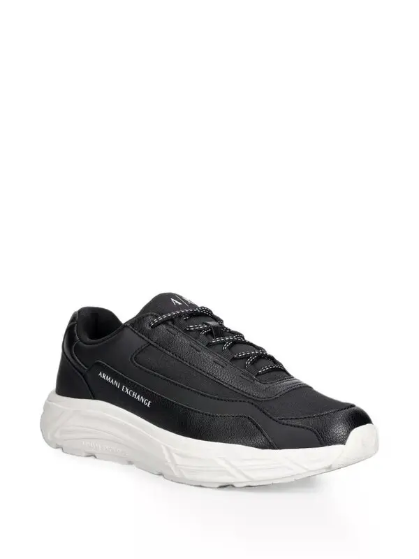 Armani Exchange Logo-print Panelled Sneakers