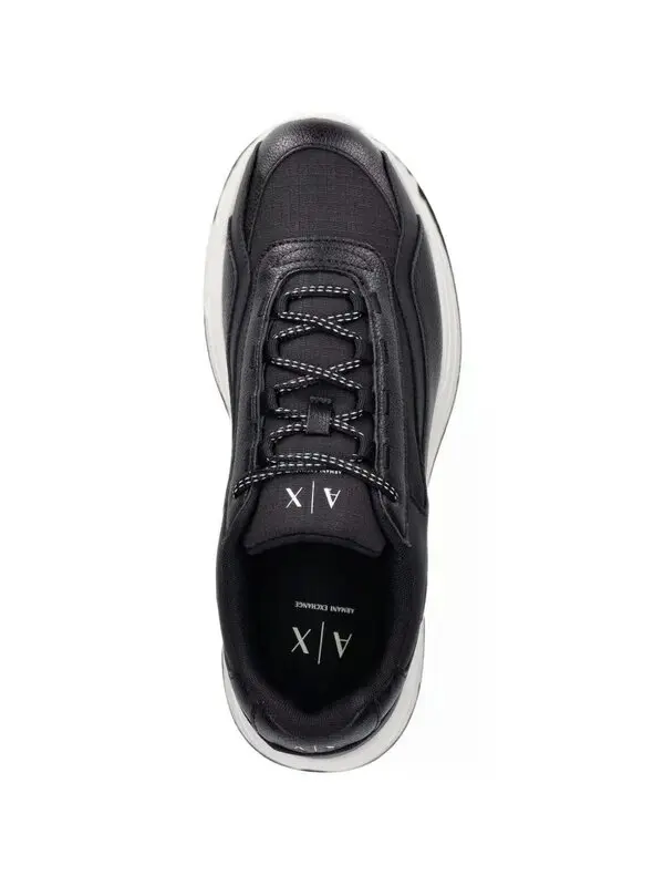 Armani Exchange Logo-print Panelled Sneakers