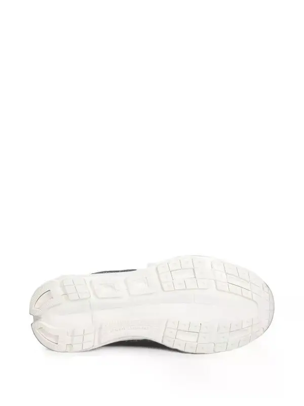 Armani Exchange Logo Print Panelled Sneakers
