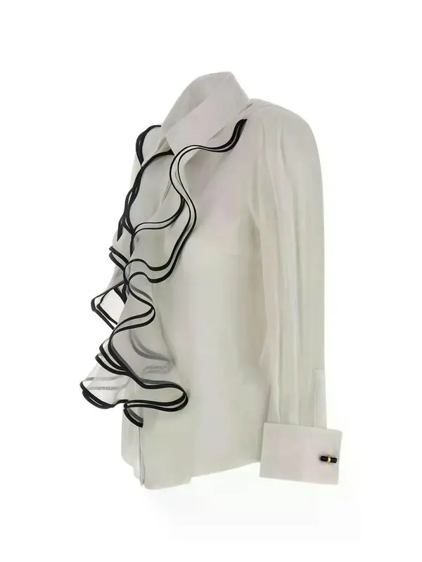 Elisabetta Franchi Ruffled Embellishment Shirt