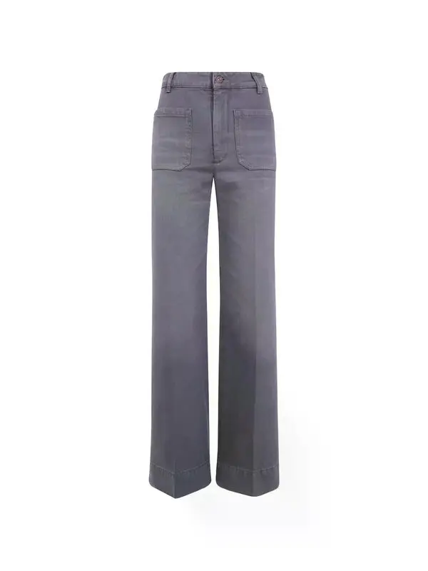 Victoria Beckham Alina Flared Jeans - Grey