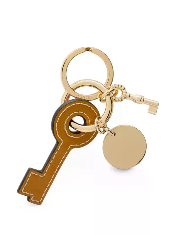 LANCEL Master Leather-pendant Key Keyring