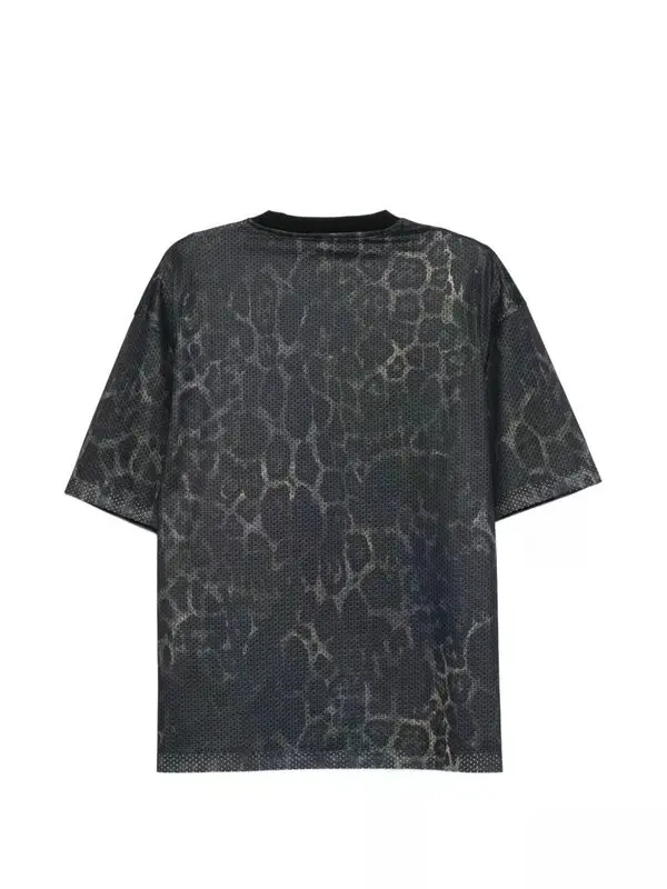 Just Cavalli Animal-print Mesh T-shirt